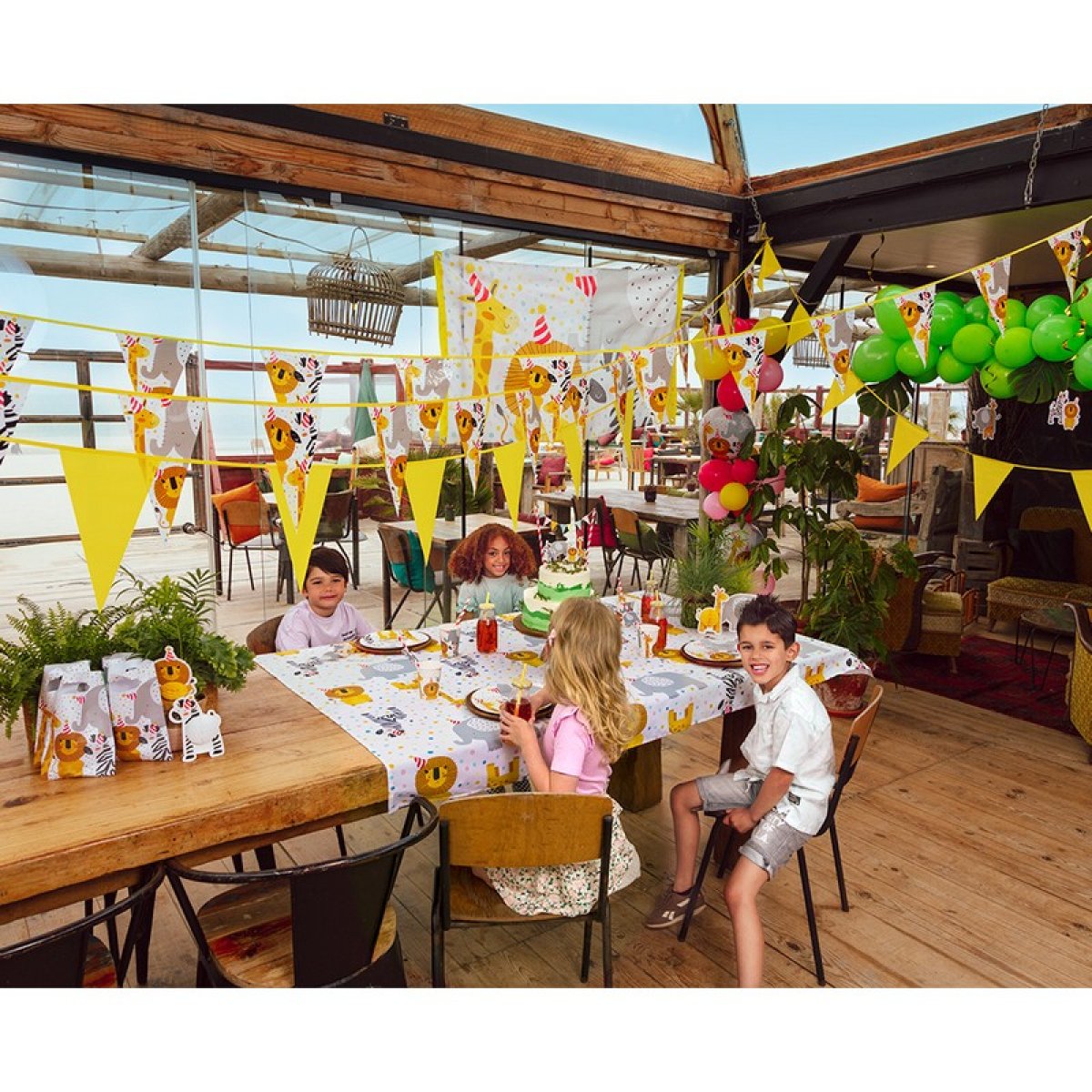 Safari Party Banner | 24T Levering på pynt til enhver anledning - Luxit.dk