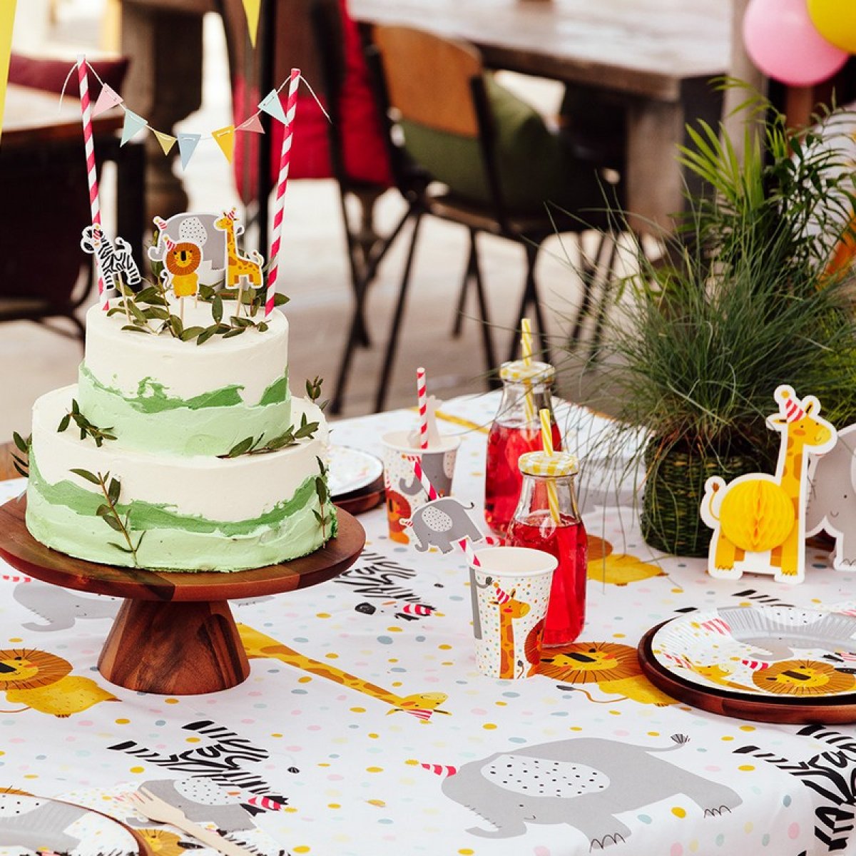 Safari Party Dug | 24T Levering på pynt til enhver anledning - Luxit.dk