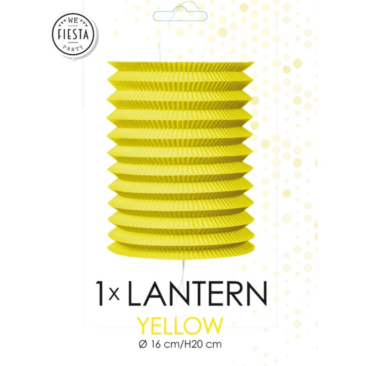 Cylinder Papirlanterne Gul | 24T Levering på pynt til enhver anledning ...