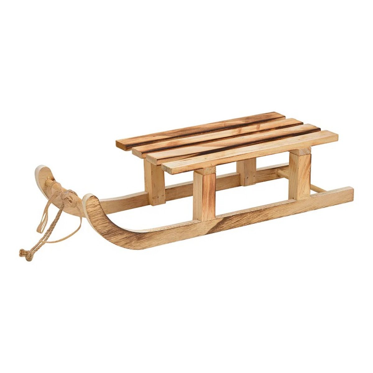Juleslæde Træ 42 cm | 24T Levering på pynt til enhver anledning - Luxit.dk