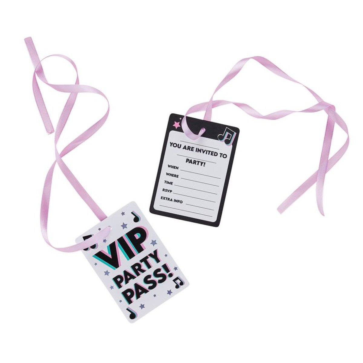 Musical Party VIP Invitationer | 24T Levering på pynt til enhver ...