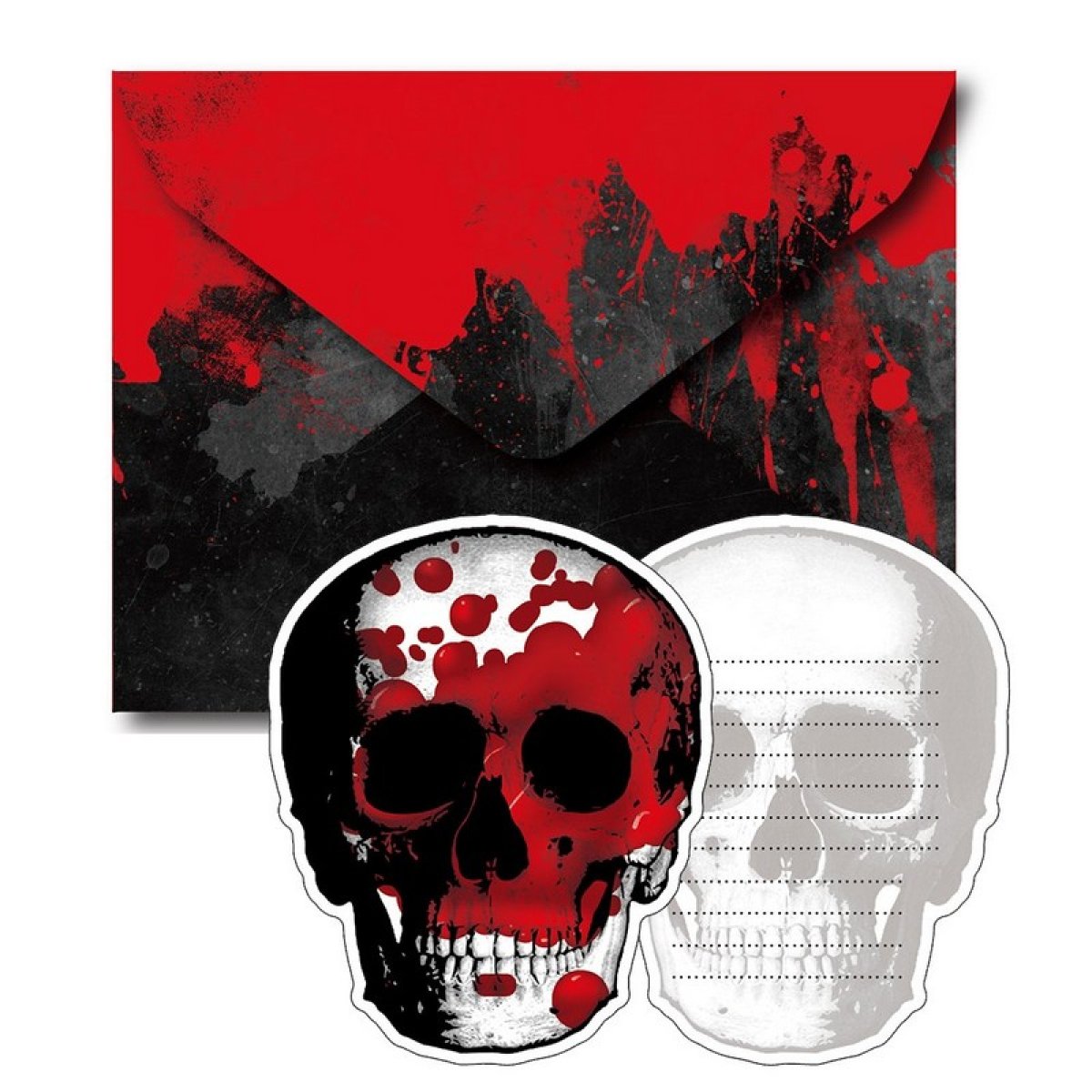 Blodige Invitationer | 24T Levering på pynt til enhver anledning - Luxit.dk