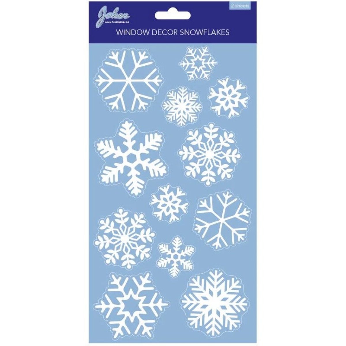 Snefnug Vinduesklistermærker | 24T Levering på pynt til enhver anledning - Luxit.dk
