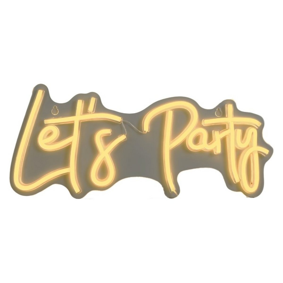 Let's Party LED Neon Skilt | 24T Levering på pynt til enhver anledning ...