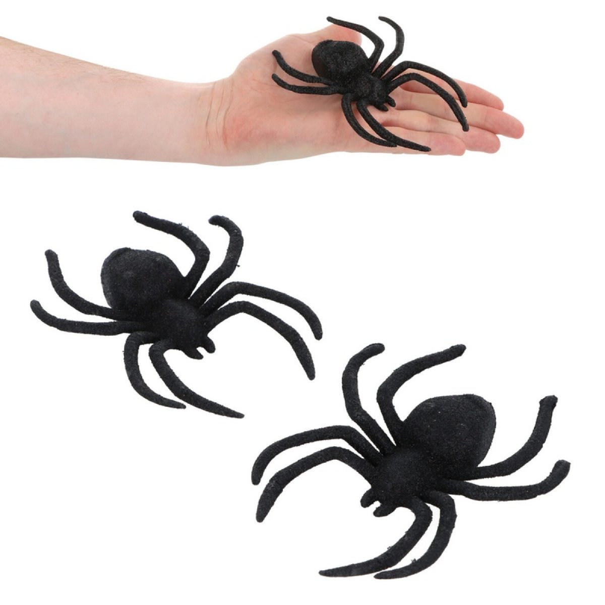 Glitter Edderkopper | 24T Levering på pynt til enhver anledning - Luxit.dk