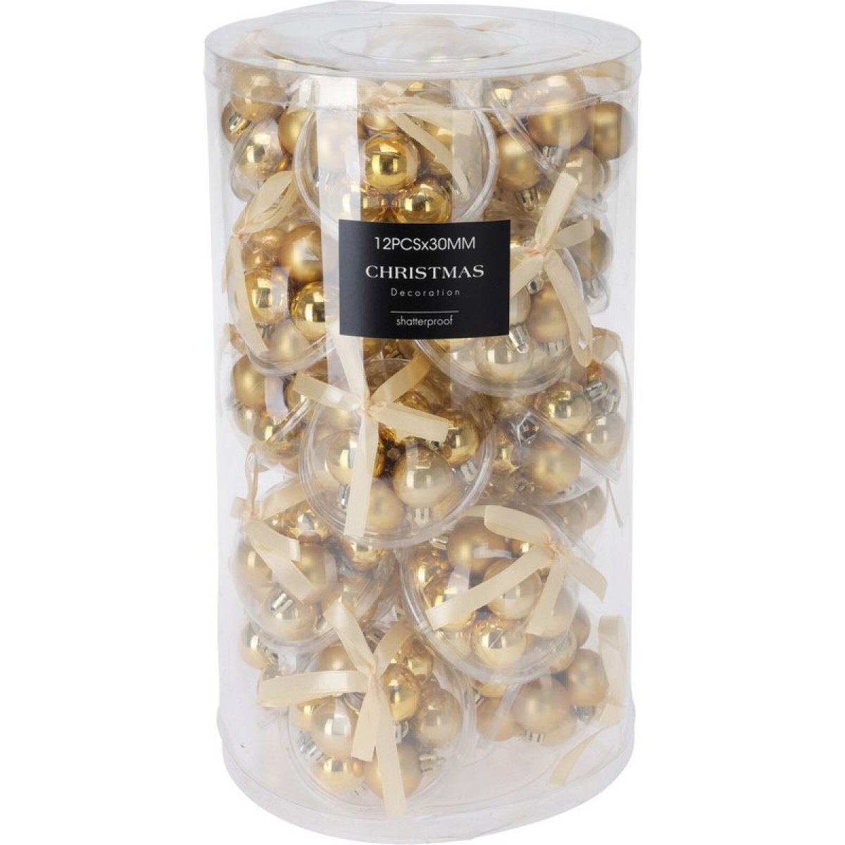 Mini Julekugler I Julekugle Guld | 24T Levering på pynt til enhver ...