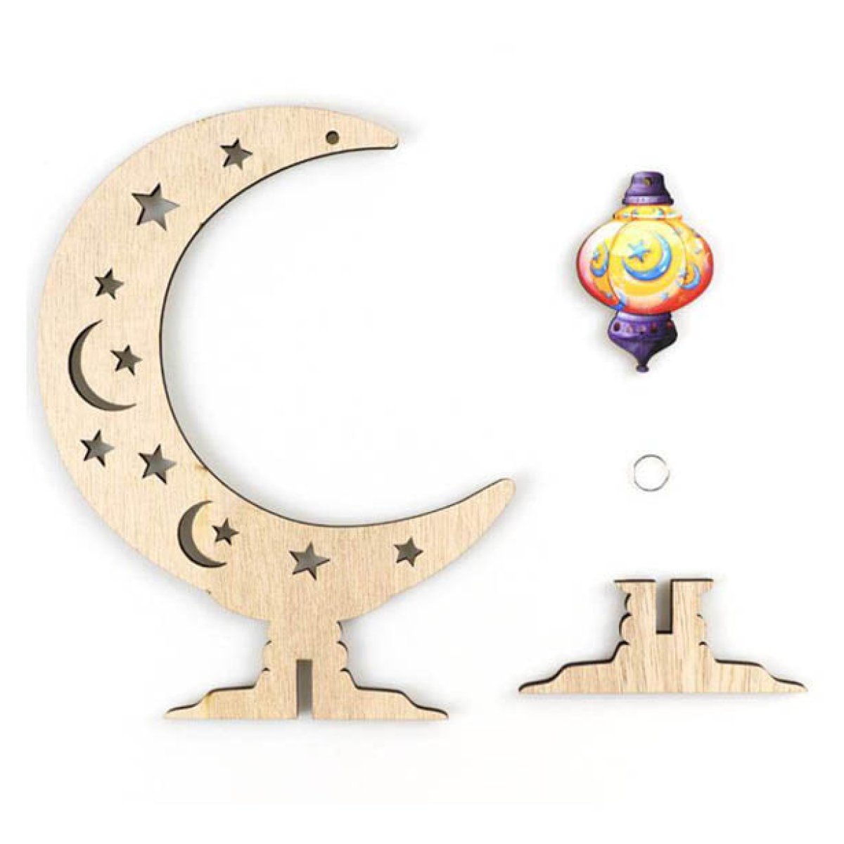 Eid og Ramadan Halvmåne Træ Dekoration | 24T Levering på pynt til ...