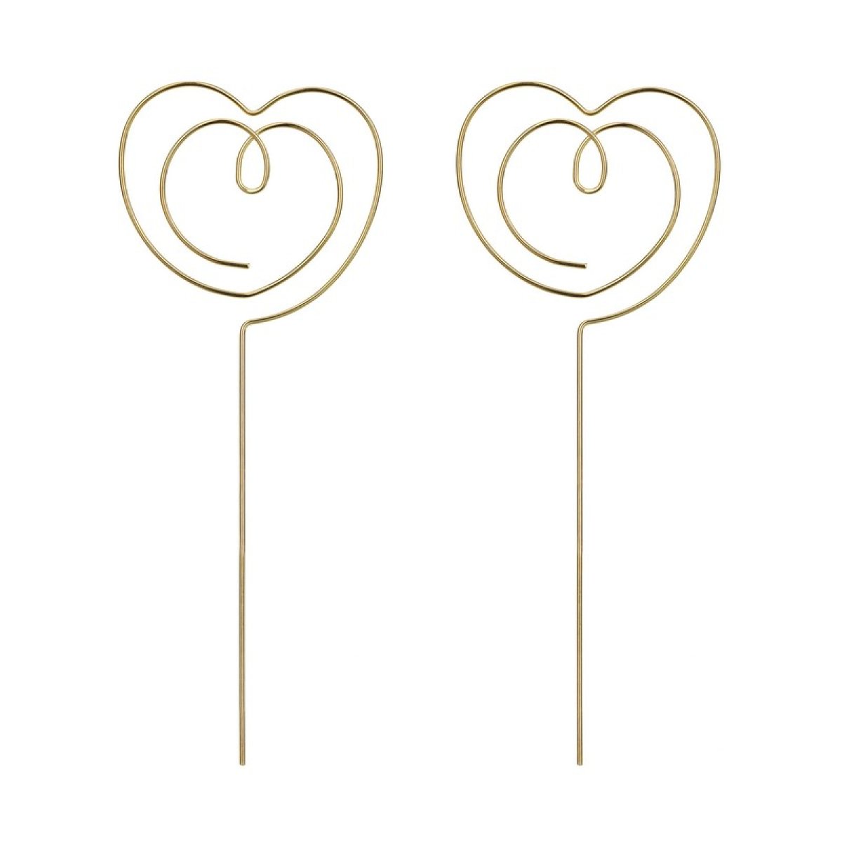 Hjerte Metal Kagepinde | 24T Levering på pynt til enhver anledning ...