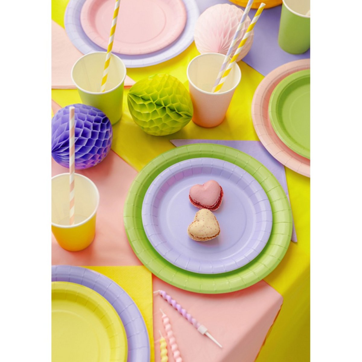 Polyester Dug Gul | 24T Levering på pynt til enhver anledning - Luxit.dk