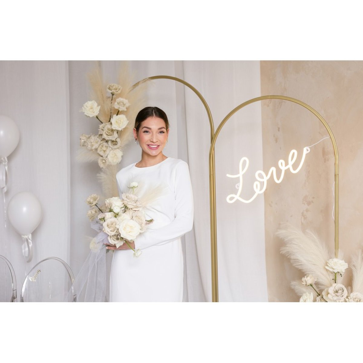 Bue Backdrop Stativ Guld | 24T Levering på pynt til enhver anledning ...