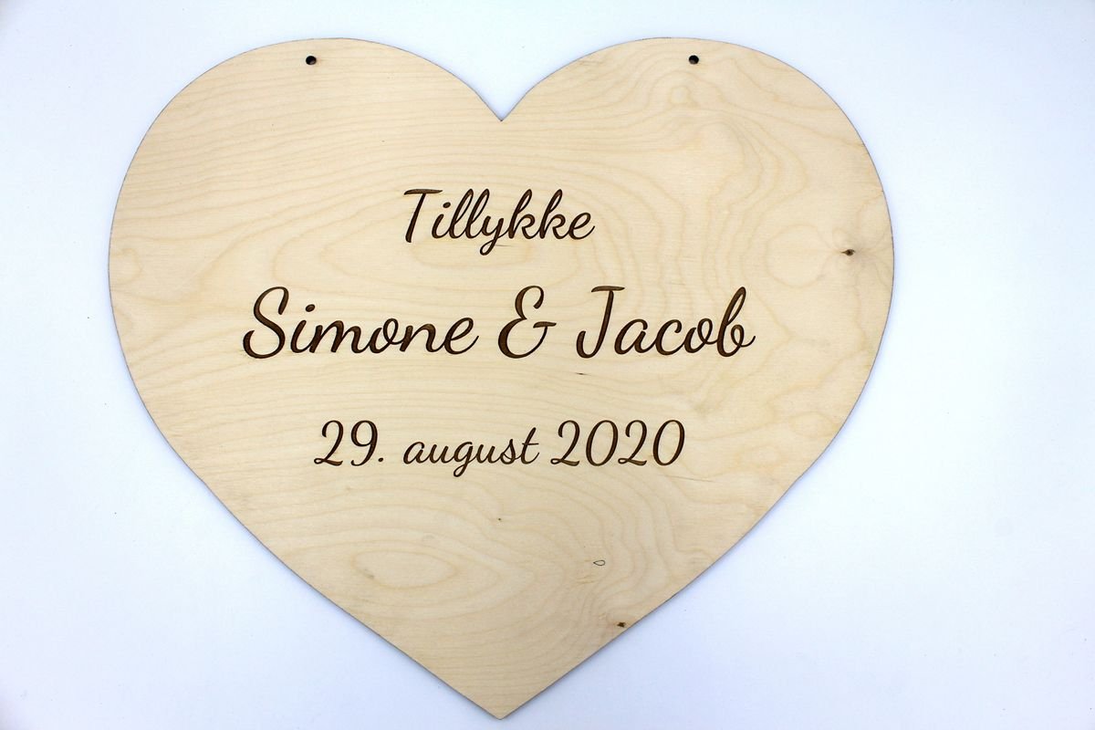 Personligt Hjerte Æresport Skilt | 24T Levering på pynt til enhver ...