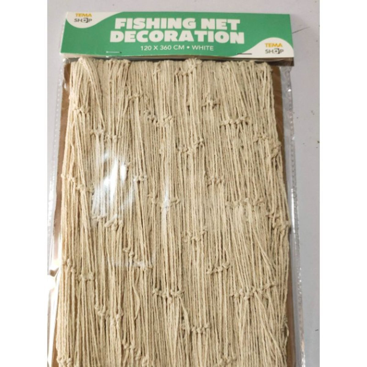 Fiskenet Beige | 24T Levering på pynt til enhver anledning - Luxit.dk