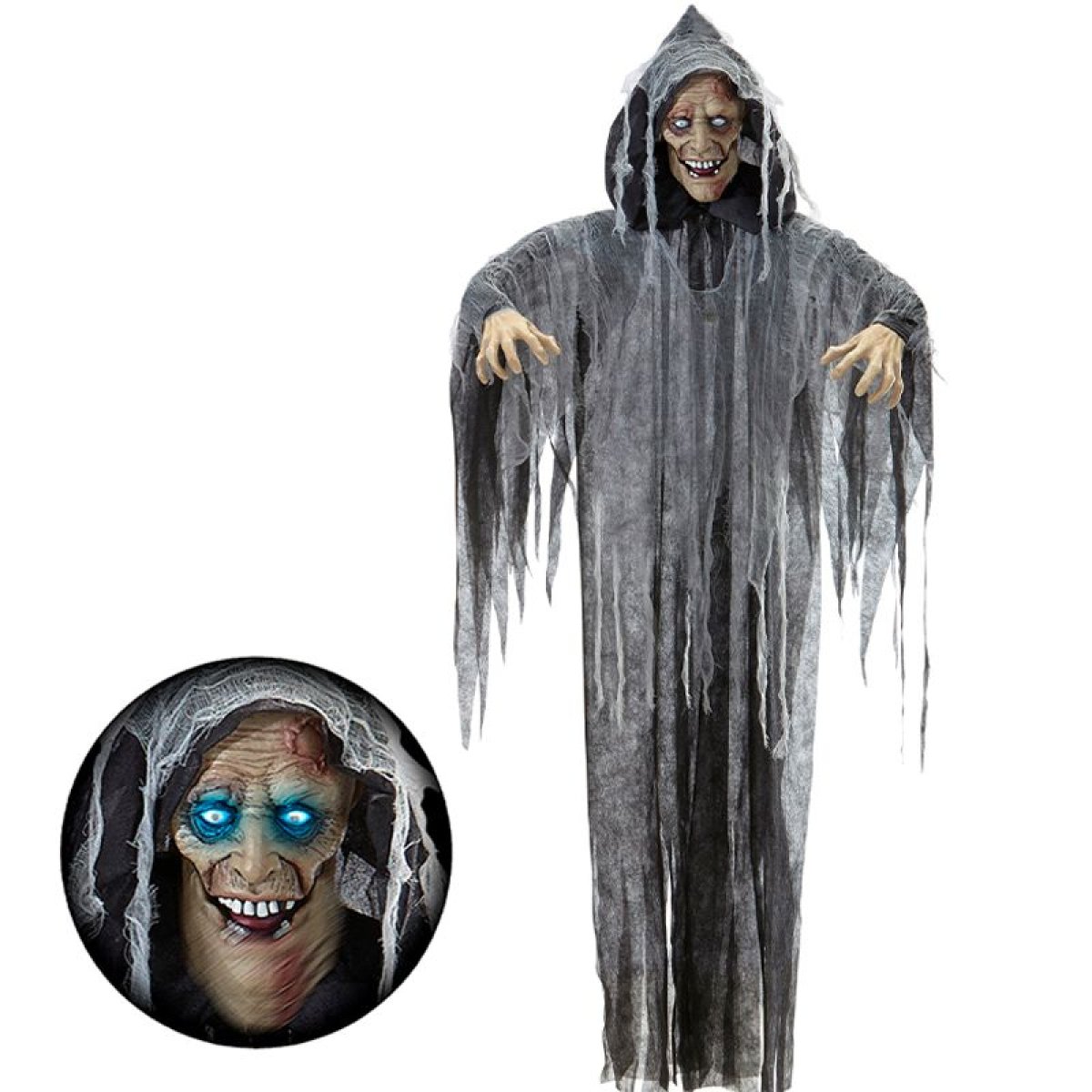 Zombie Reaper Med Lyd & Lys | 24T Levering på pynt til enhver anledning ...